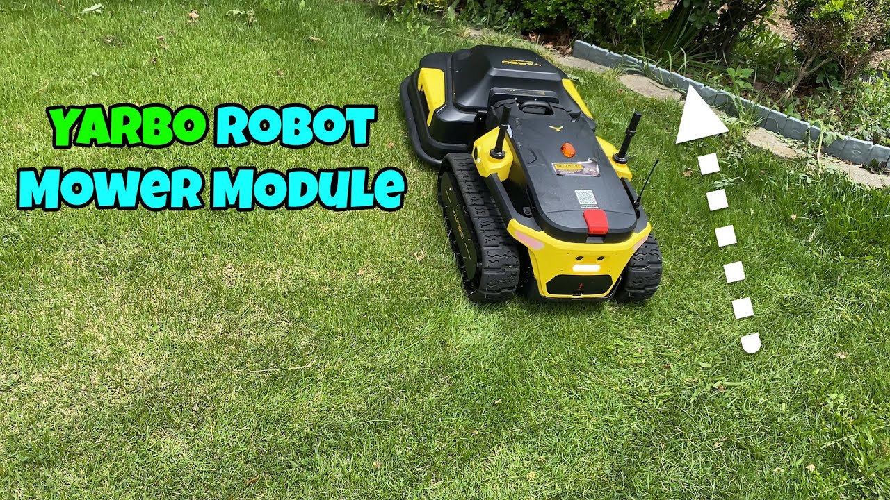 Yarbo App Controlled Robot Mower Tested 🟡 @Gadgetify - YouTube