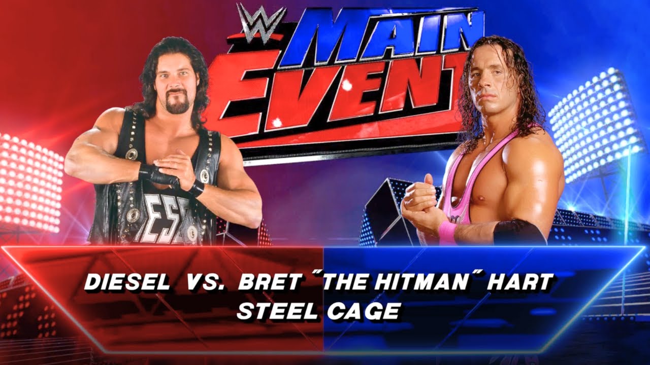 WWE 2K23 Diesel vs Bret The Hitman Hart Next Gen P55 Gameplay 1080P ...