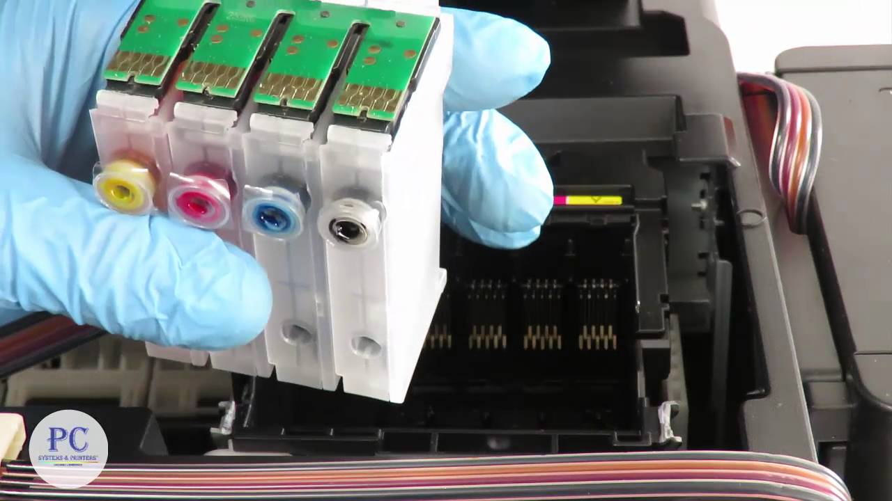 Reseteo o limpieza de chip en impresoras - YouTube