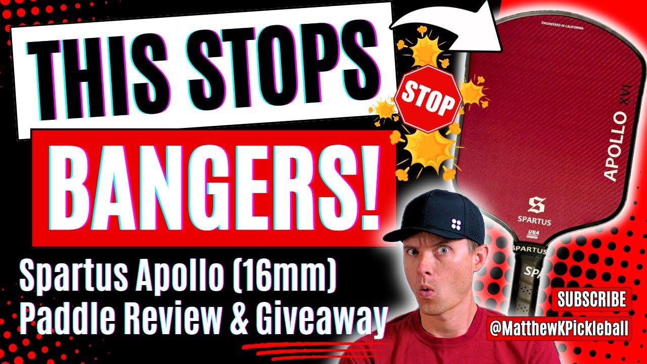 Spartus Apollo Kevlar Pickleball Paddle Review & Giveaway: This Stops ...
