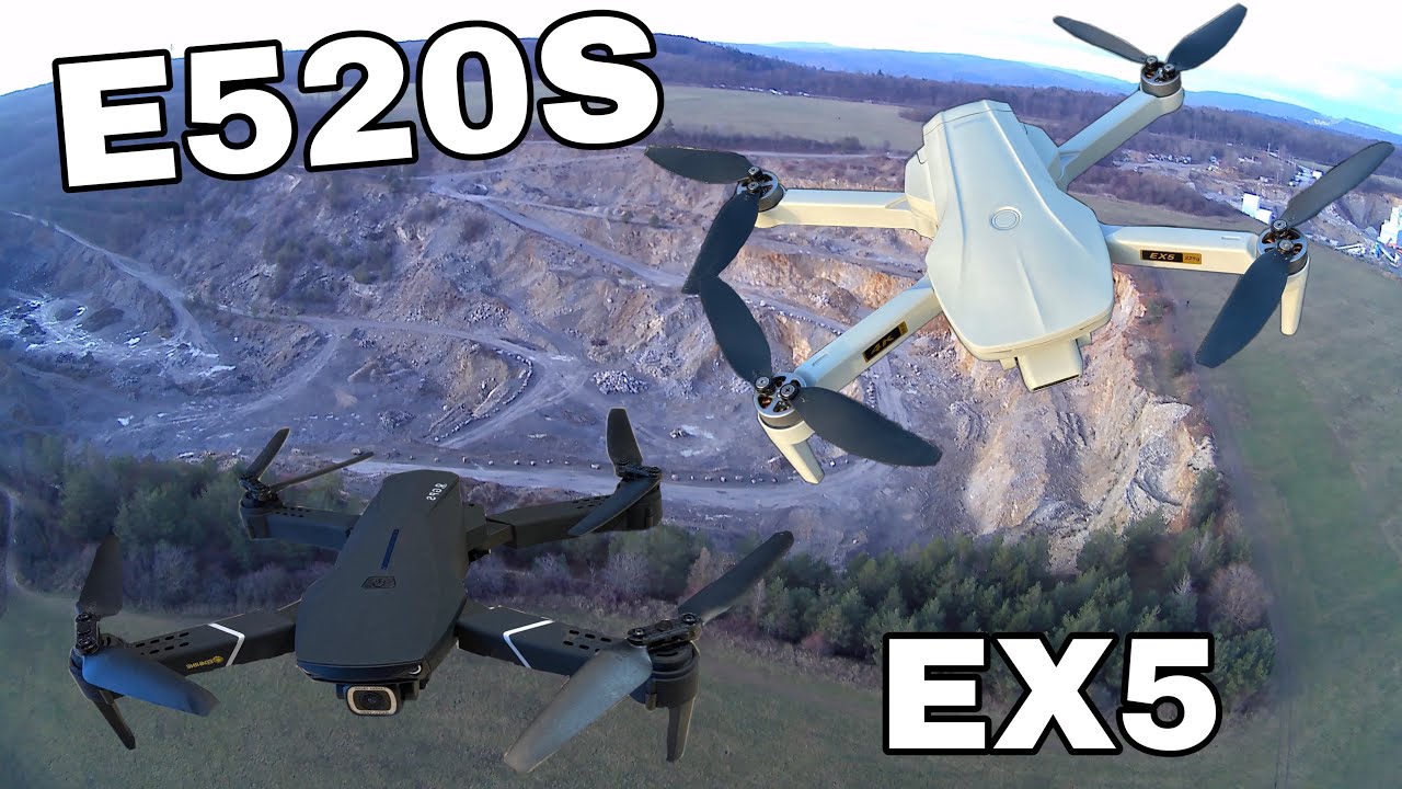 Drony Eachine E520S + Eachine EX 5 5G - YouTube