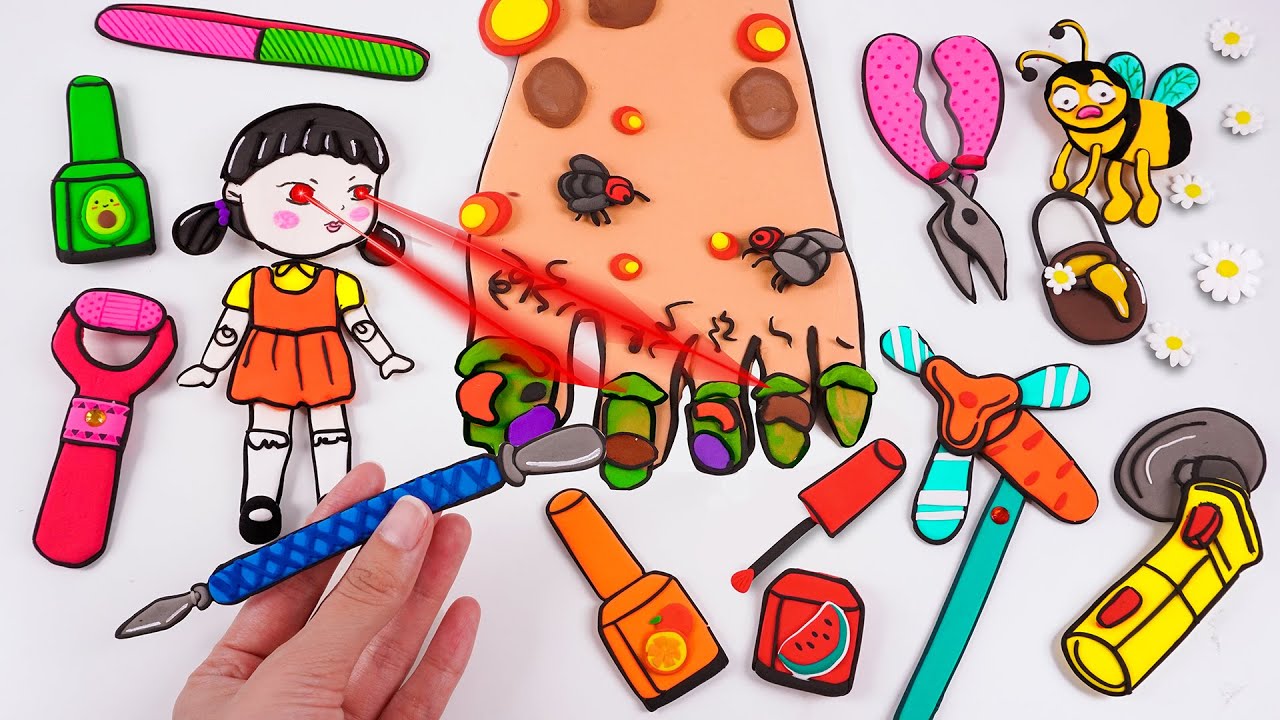 DIY How to make Miniature Nail Kit by polymer clay | Nail Art with Nail ...