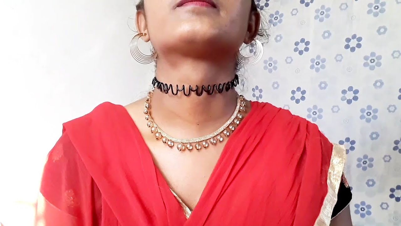 Back & Gold Necklace Wear 🤗| Neck Challenge | Neck Movements ...