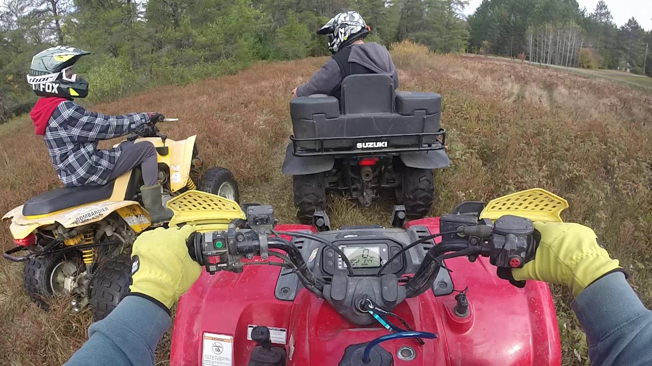 Family ride in the bush - YouTube