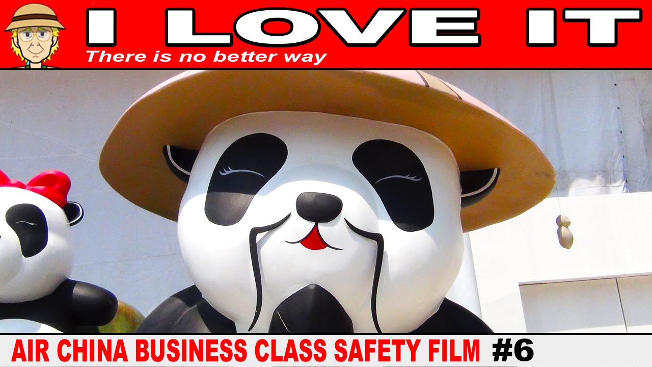 Air China Safety In-Flight Video Panda Business & Economy Class | Der ...