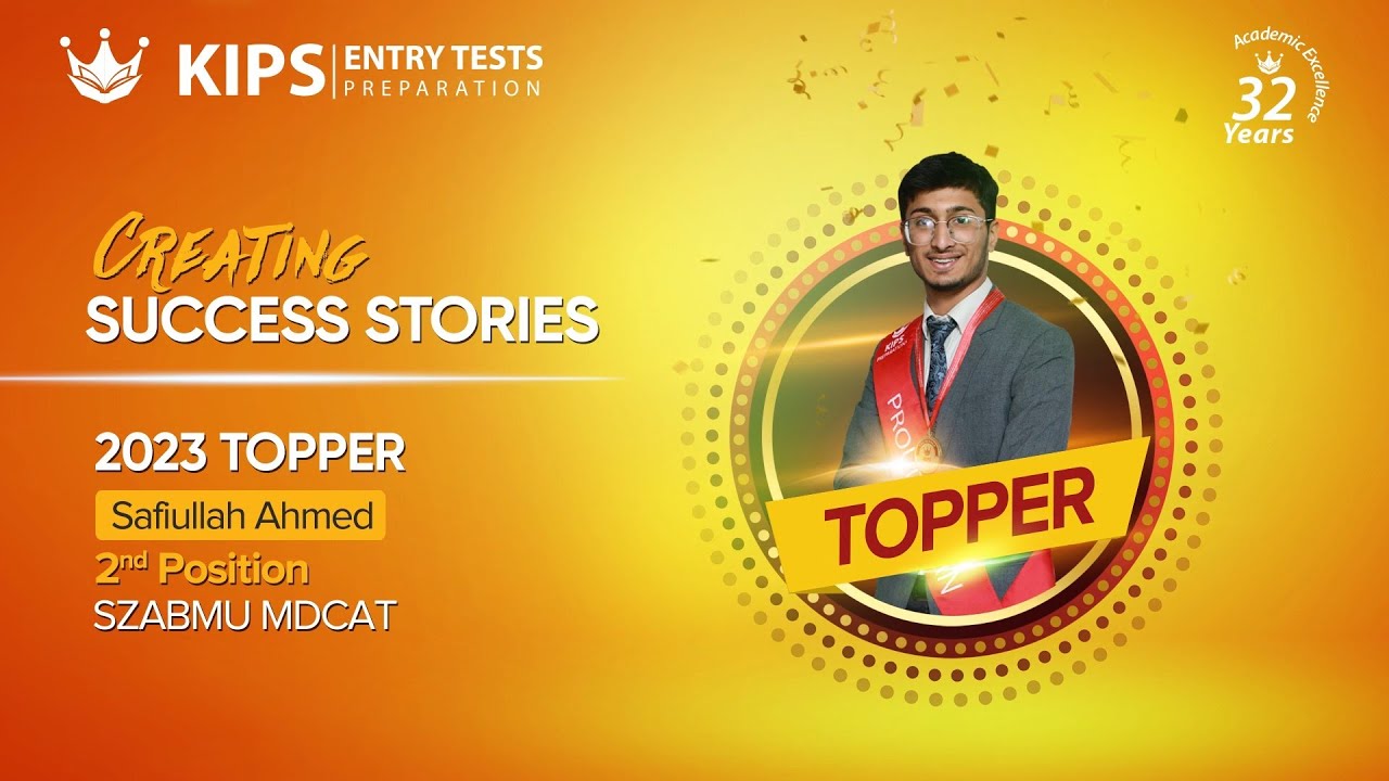 KIPS Entry Test Preparations | Success Stories | Safiullah Ahmed ...