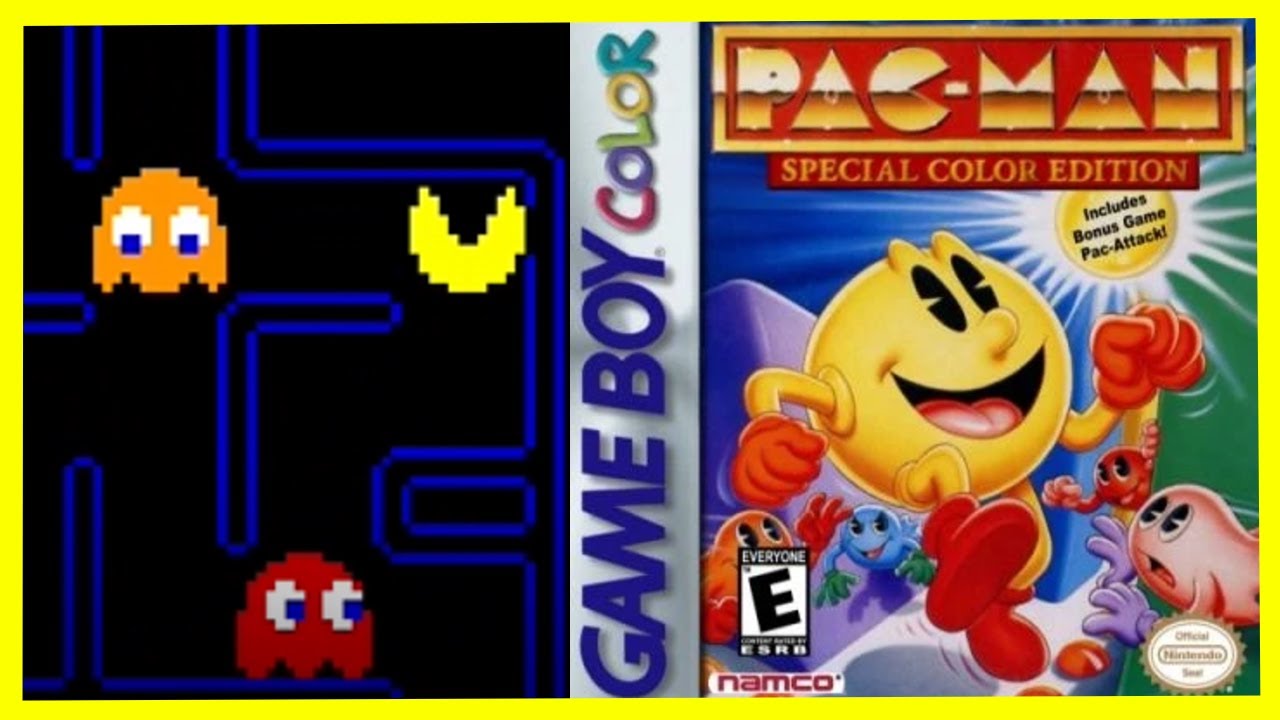 Pac-Man Special Color Edition Gameplay (Game Boy Color) - YouTube