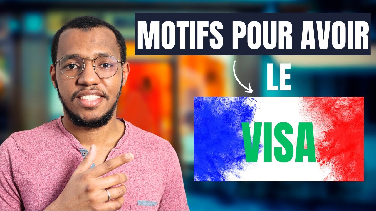 Meilleurs MOTIFS pour obtenir le VISA FRANCE - YouTube
