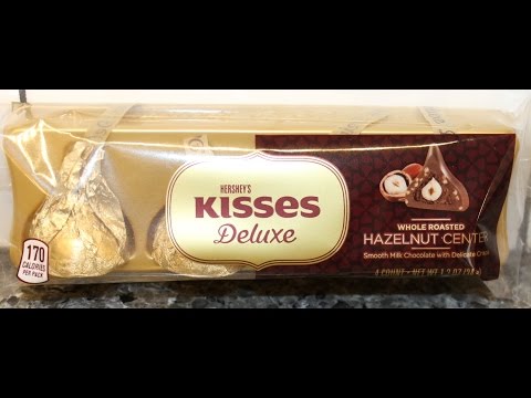 Avis sur les Kisses Deluxe de Hershey's avec un cœur de noisettes entières grillées