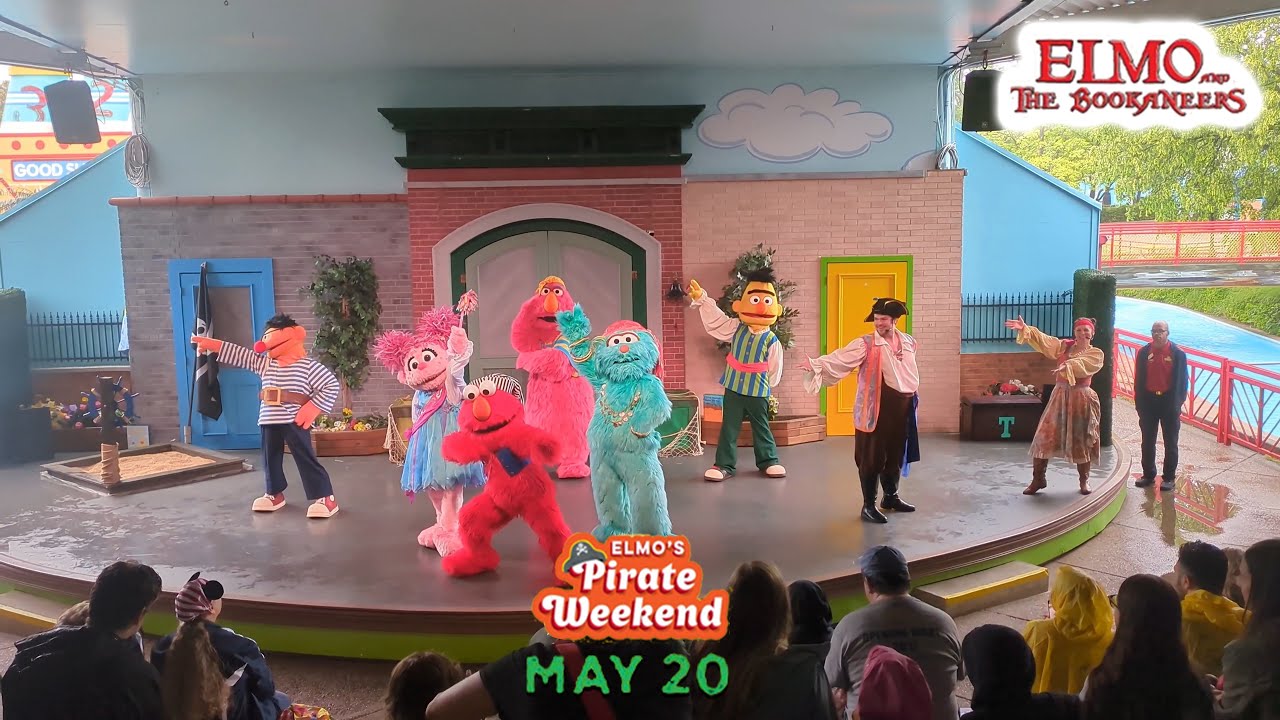 Elmo and the Bookaneers | Elmo’s Pirate Weekend 2023 | Sesame Place ...