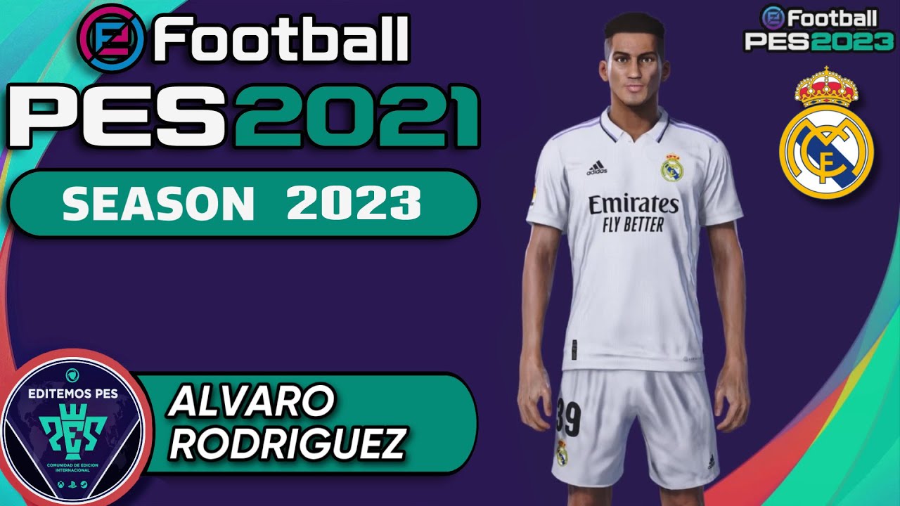 eFootball PES: Season 2023 - COMO HACER A ALVARO RODRIGUEZ |RubenMG ...