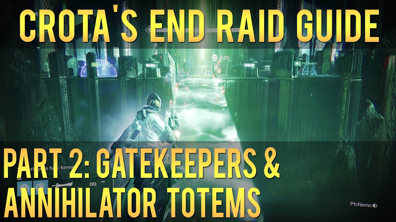 Destiny - Totems & Bridge Encounter Crota's End (Raw Raid Guide) - YouTube