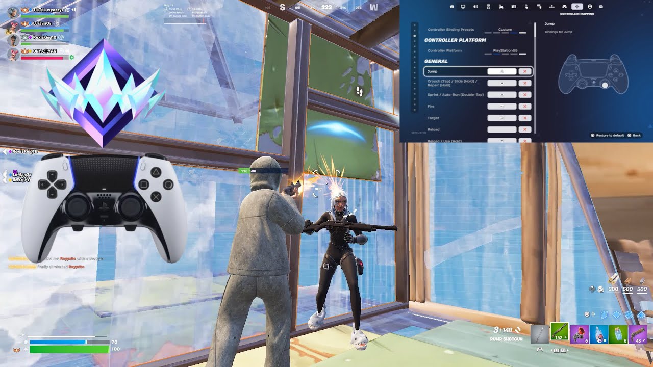 *UPDATED* BEST Controller Settings For Fortnite Season 4! (PS5/XBOX/PS4 ...