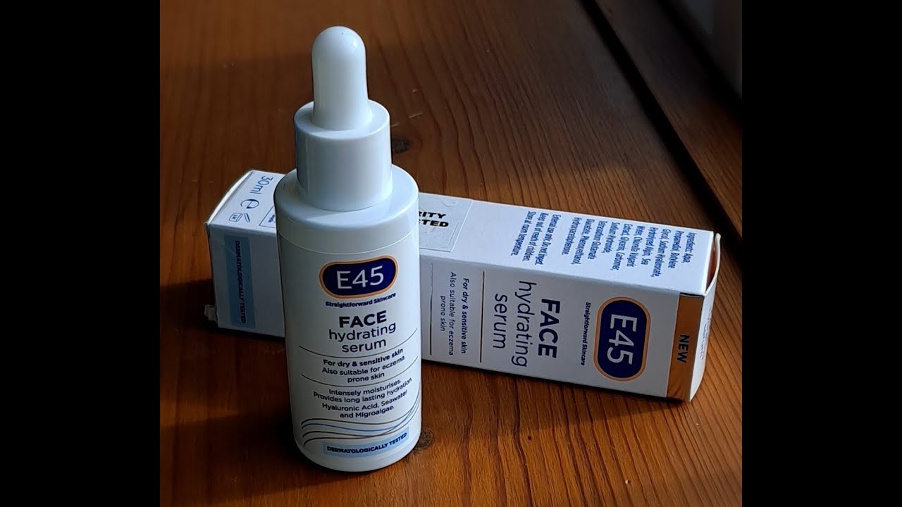 e45 Hydrating Facial Serum - product review - YouTube