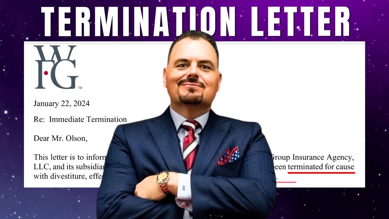 Eric Olson's WFG Termination Letter; Why Was He Terminated?! - YouTube