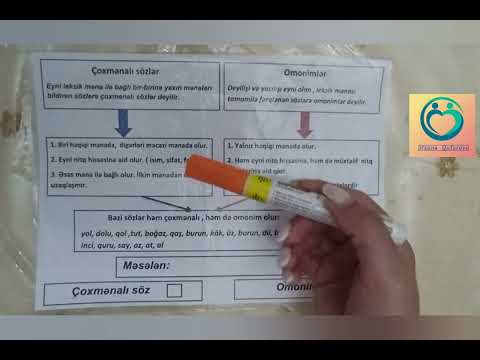 Çoxmənalı sözlər və Omonimlər