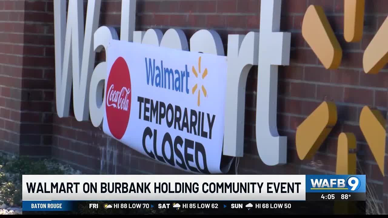 Walmart on Burbank holding community event after reopening after fire ...