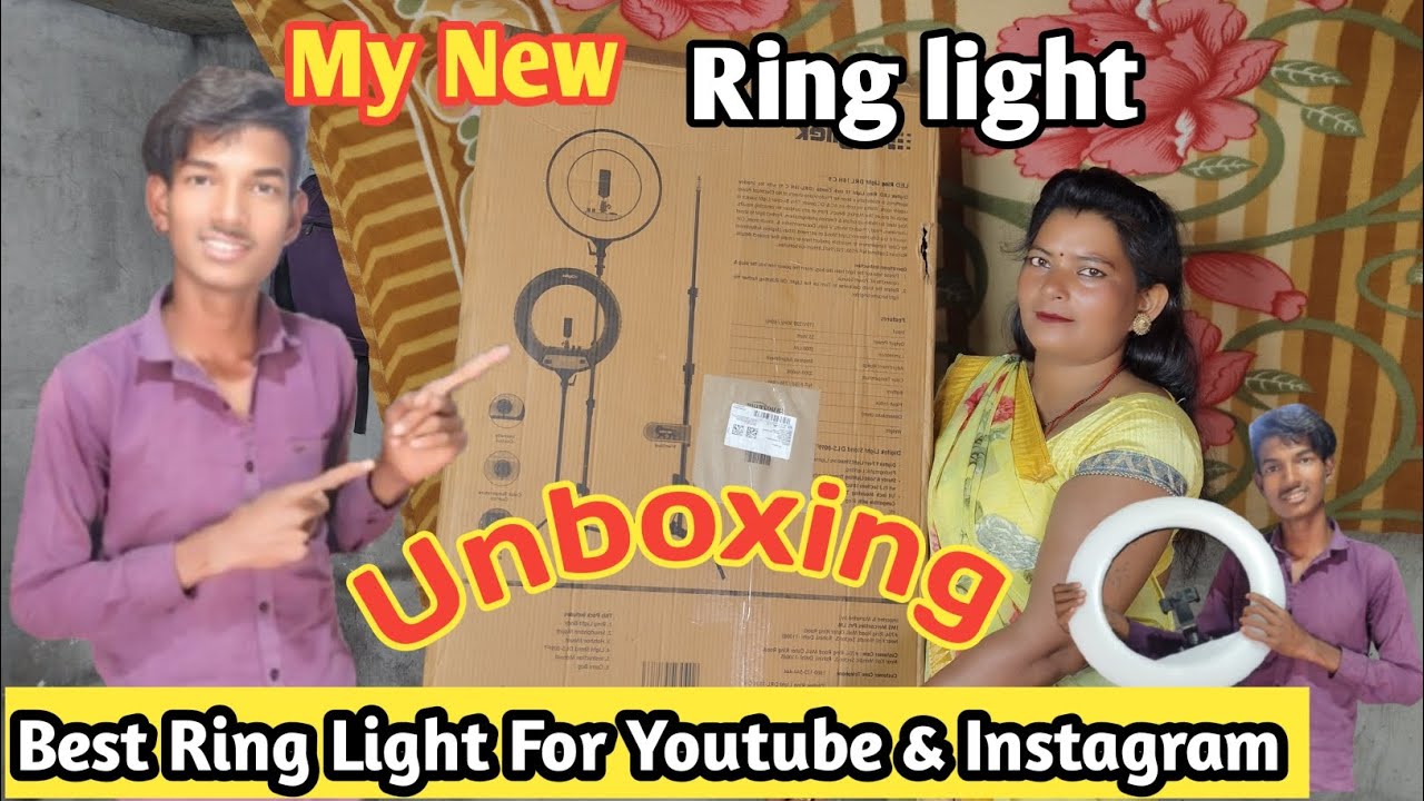 Best Ring Light For Youtube & Instagram 💸 My New Ring Light Unboxing 👍 ...