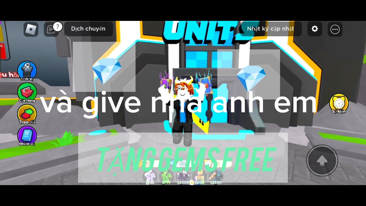 Tặng gems free mãi vô mãi vô - YouTube