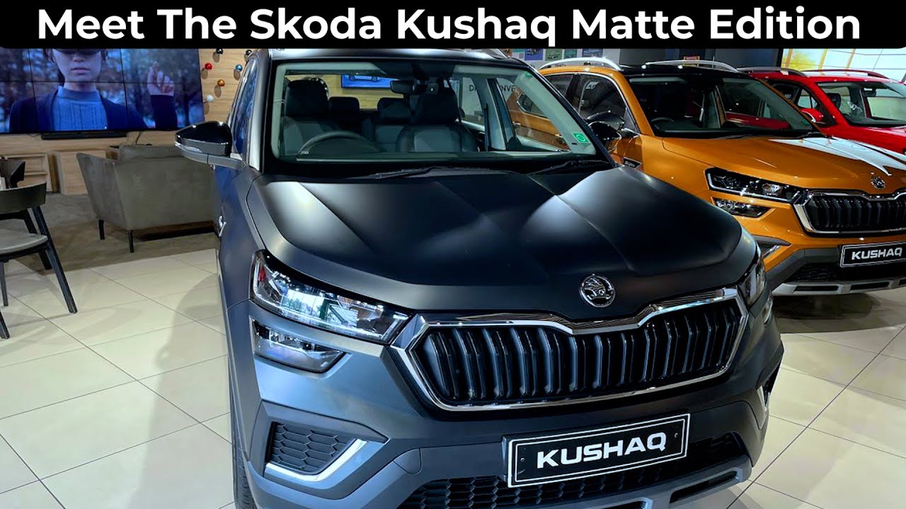 2023 Skoda Kushaq Matte Edition Walkaround Review - YouTube