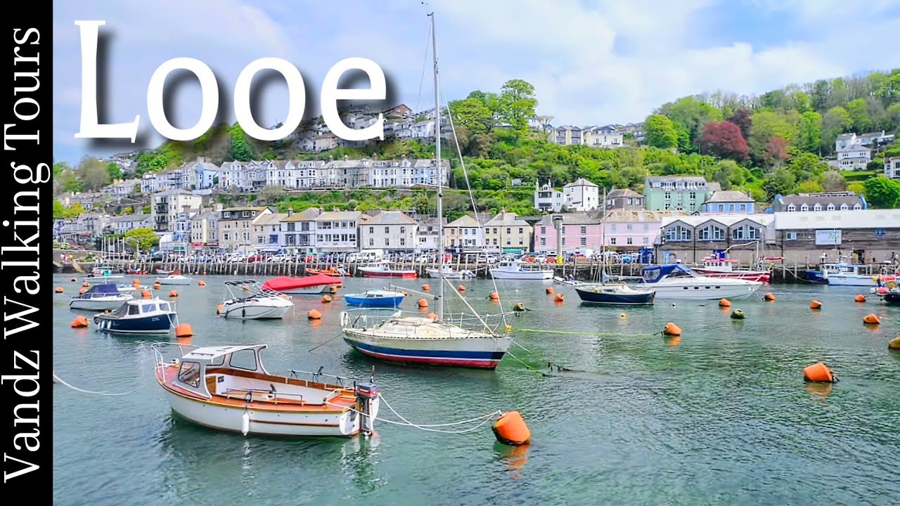 The Popular Cornish Seaside Town - Walking Looe in Spring - Cornwall England - 4K60 Walking Tour ...