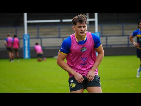 Rising star Brown back in training