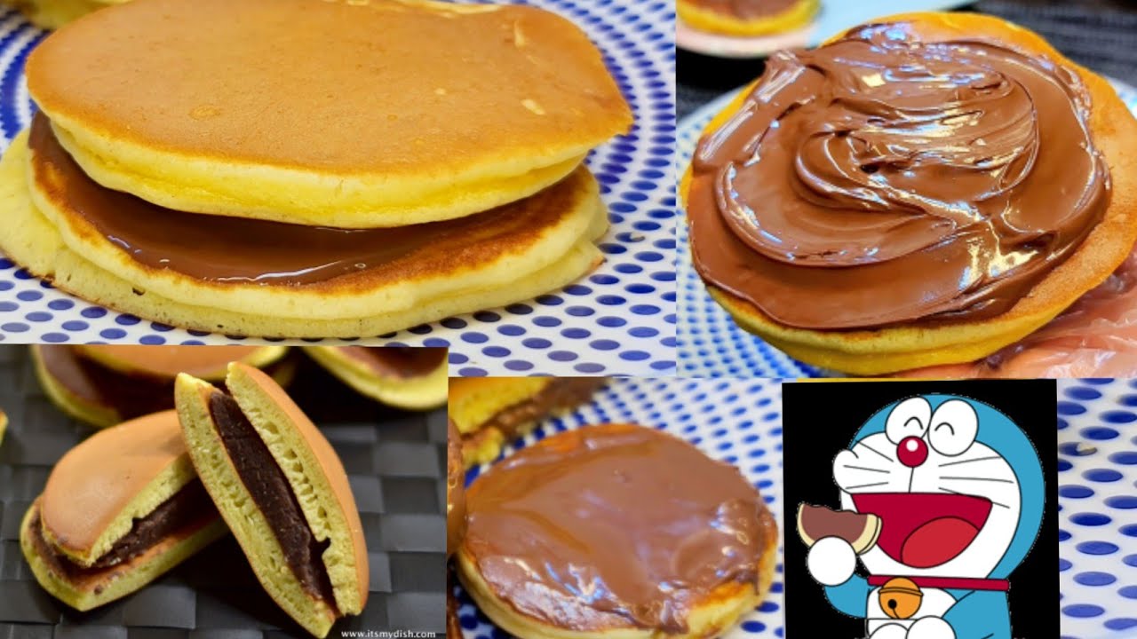 Doracake Recipe | Chocolate filled pan cakes | Dorayaki pancake - YouTube