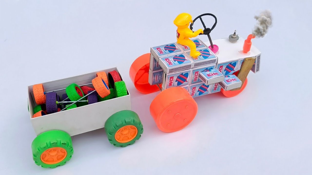 How To Make A Joint Road Rollar DIY & Trolley | From Matchbox diy ...