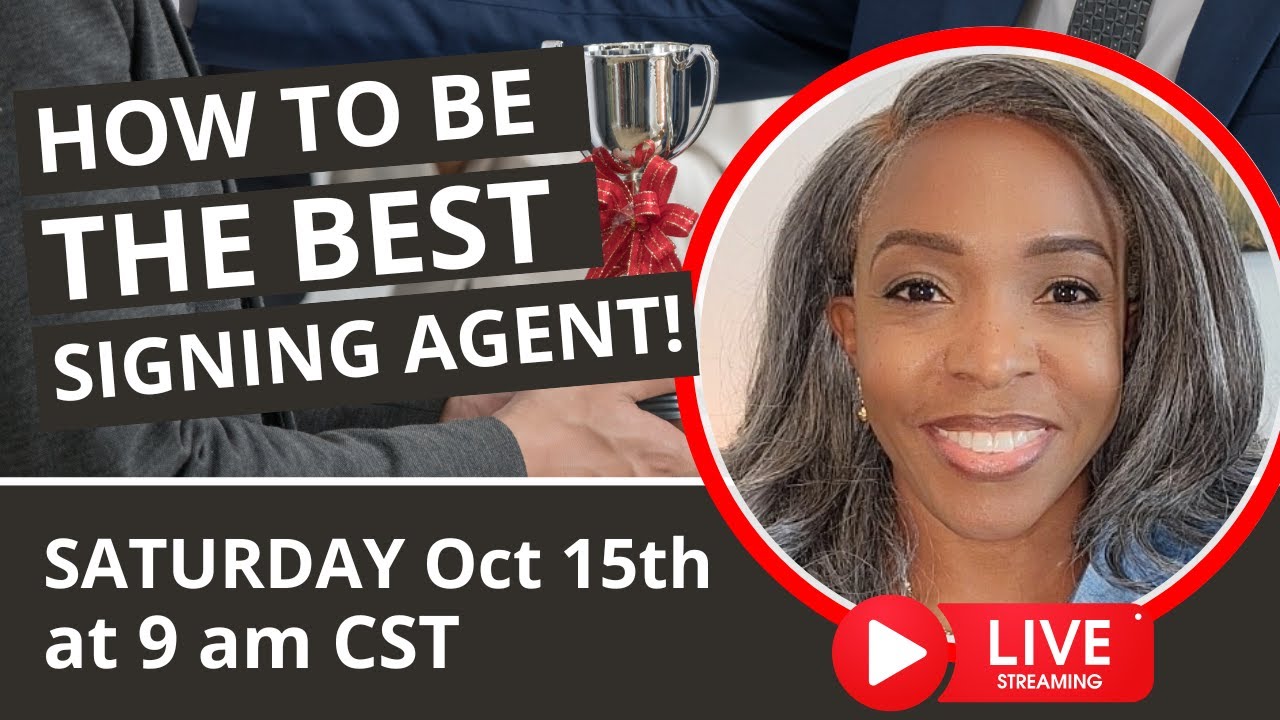 How to be the BEST Signing Agent in Your Area! - YouTube
