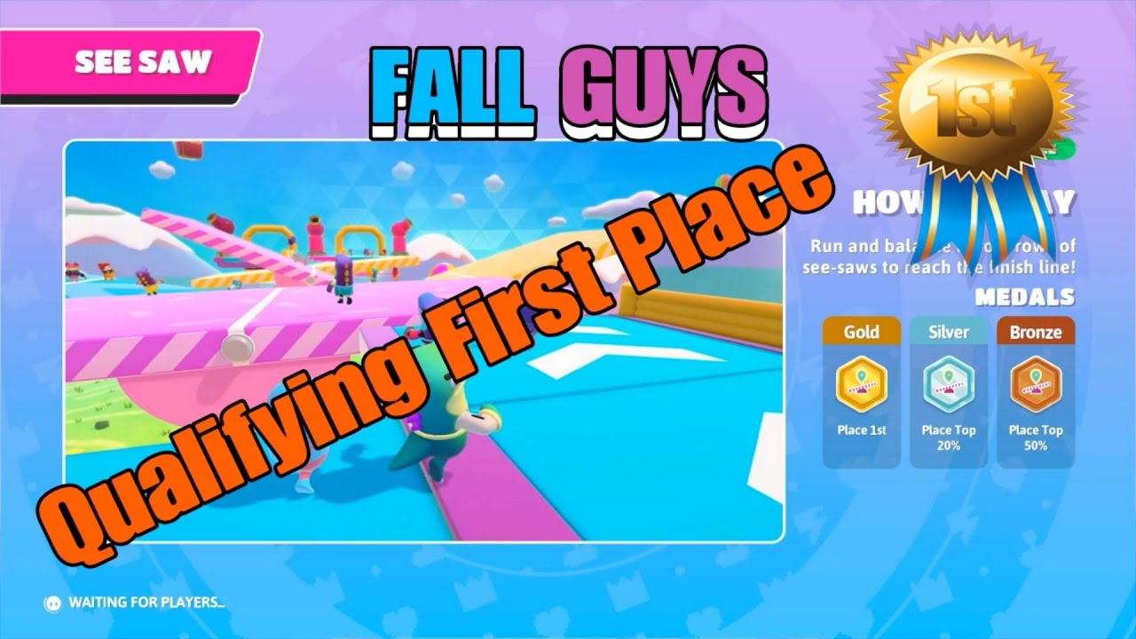 73) Fall Guys SEE SAW - Qualifying In First Place (GOLDEN CHICKEN ...