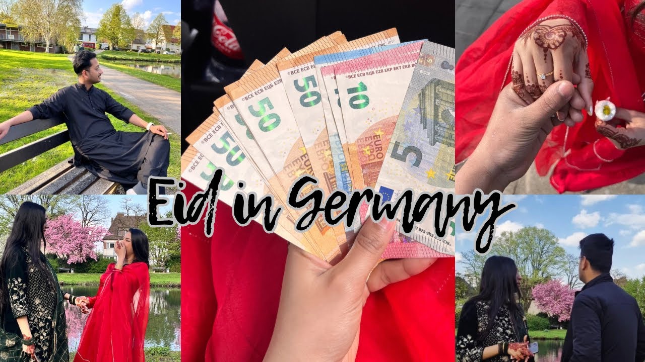 How we celebrate Eid in Germany 2024 | Hum gaye lake | Musab ko mili ...