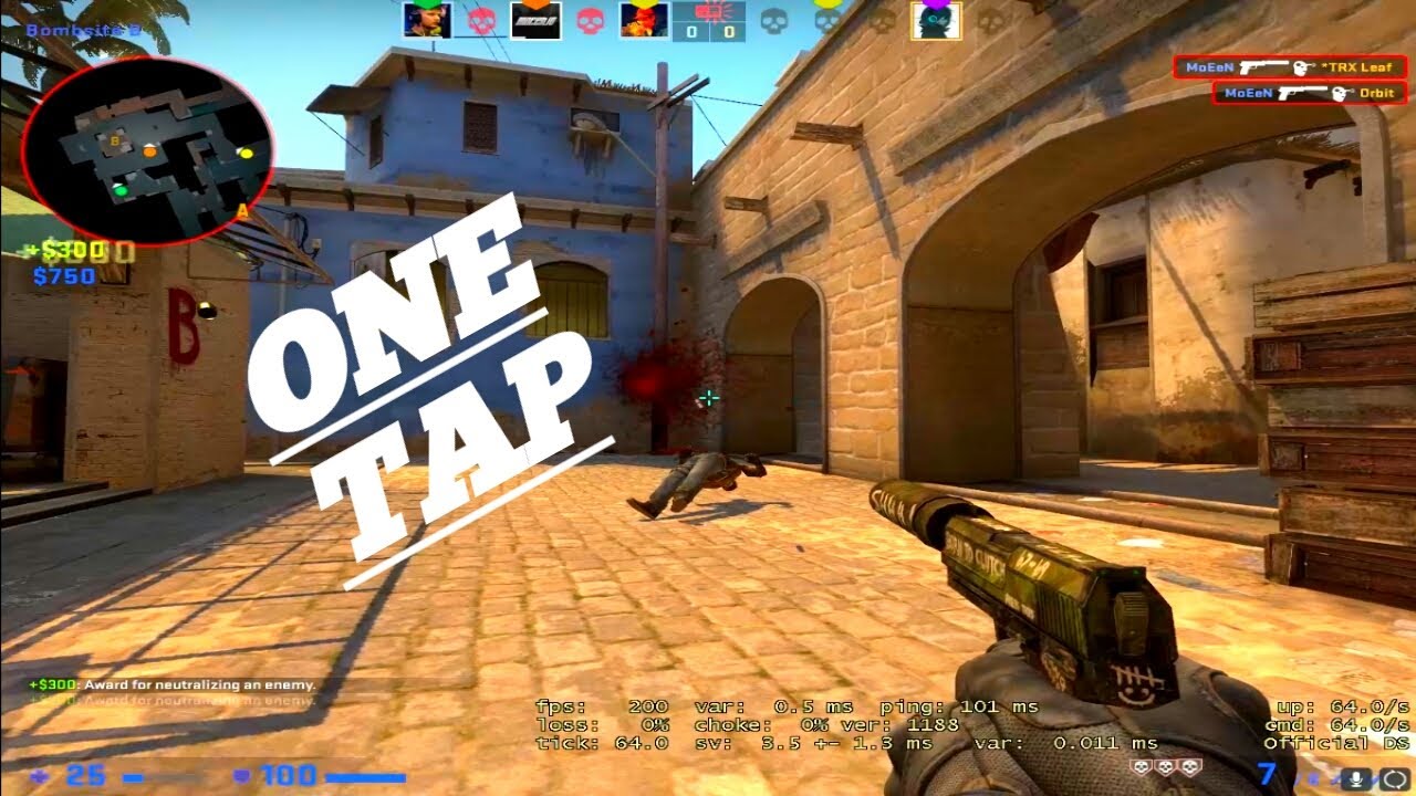 Tapping In CS:GO | وان تپ در سی اس گو - YouTube