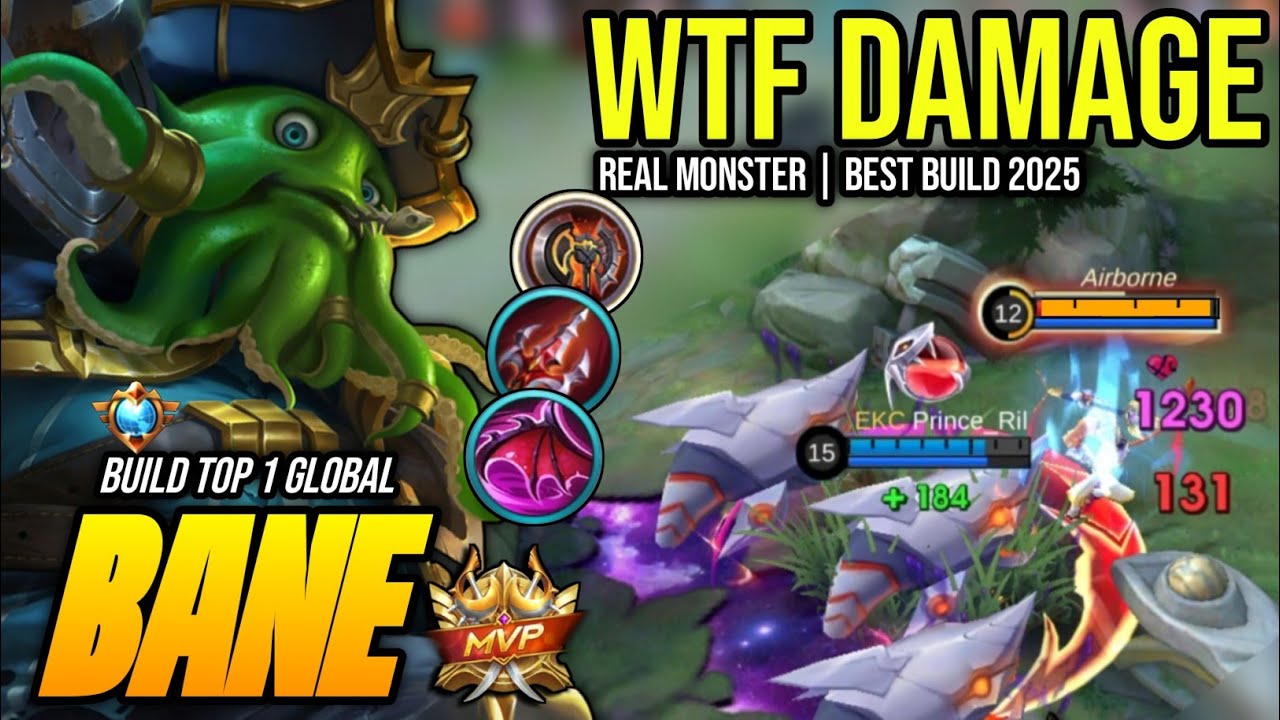 BANE BEST BUILD 2025 | BUILD TOP 1 GLOBAL BANE GAMEPLAY | MOBILE ...