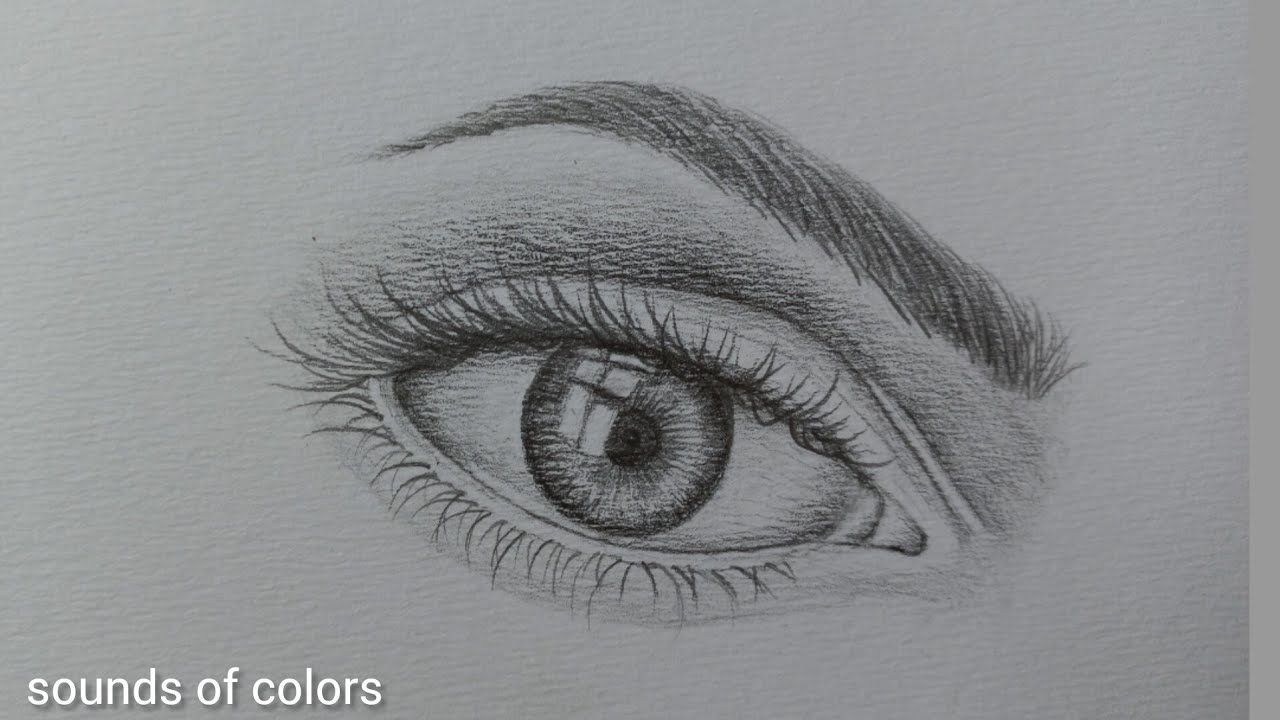 How to draw a Realistic Eye | REALISTIC EYE | Step by Step Drawing for ...