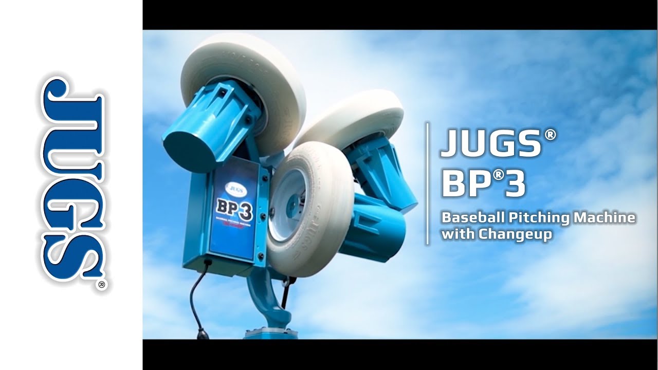 JUGS BP3 Baseball Pitching Machine with Changeup | JUGS Sports - YouTube