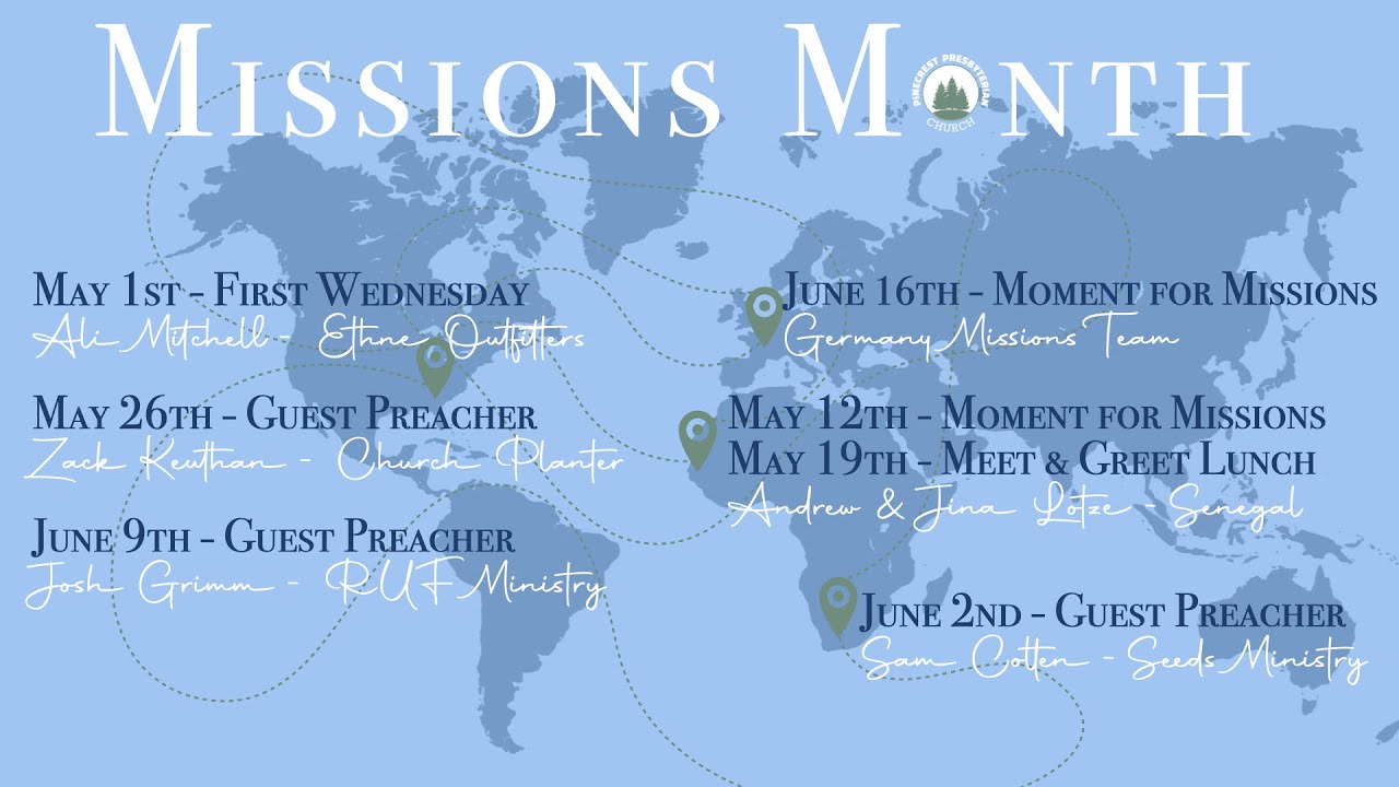 June 9, 2024 | Missions Month | Guest Preacher | Rev. Josh Grimm - YouTube