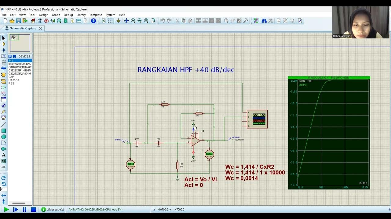 Op-amp HPF +40dB/dec - YouTube
