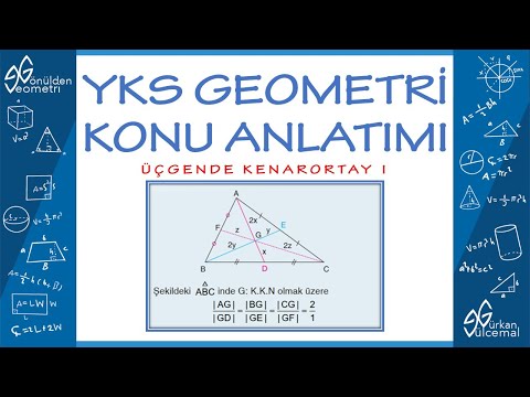 GEOMETRİ | YKS 2022 | ÜÇGENDE KENARORTAY I | (PDF EKLİ)