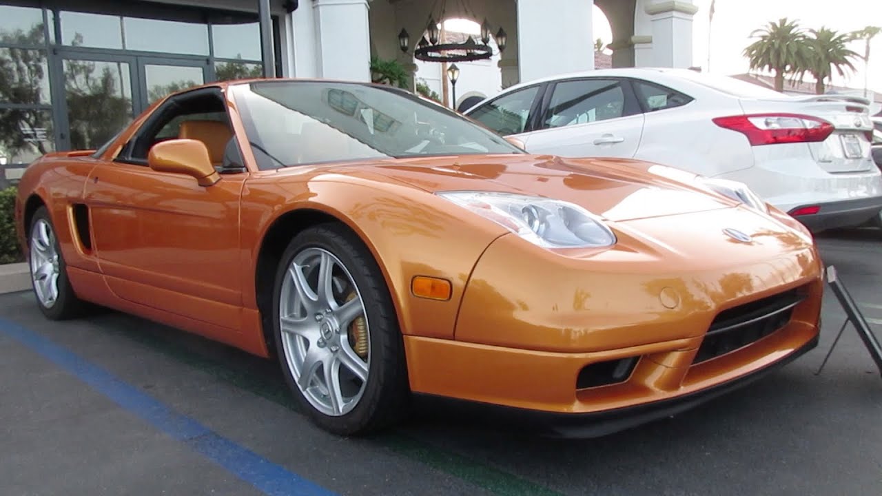 Rare Imola Orange Acura NSX - YouTube
