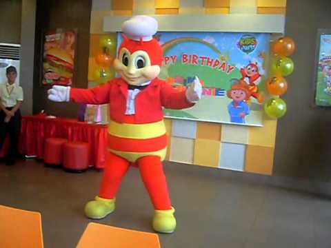 Cute Jollibee dancing :) - YouTube