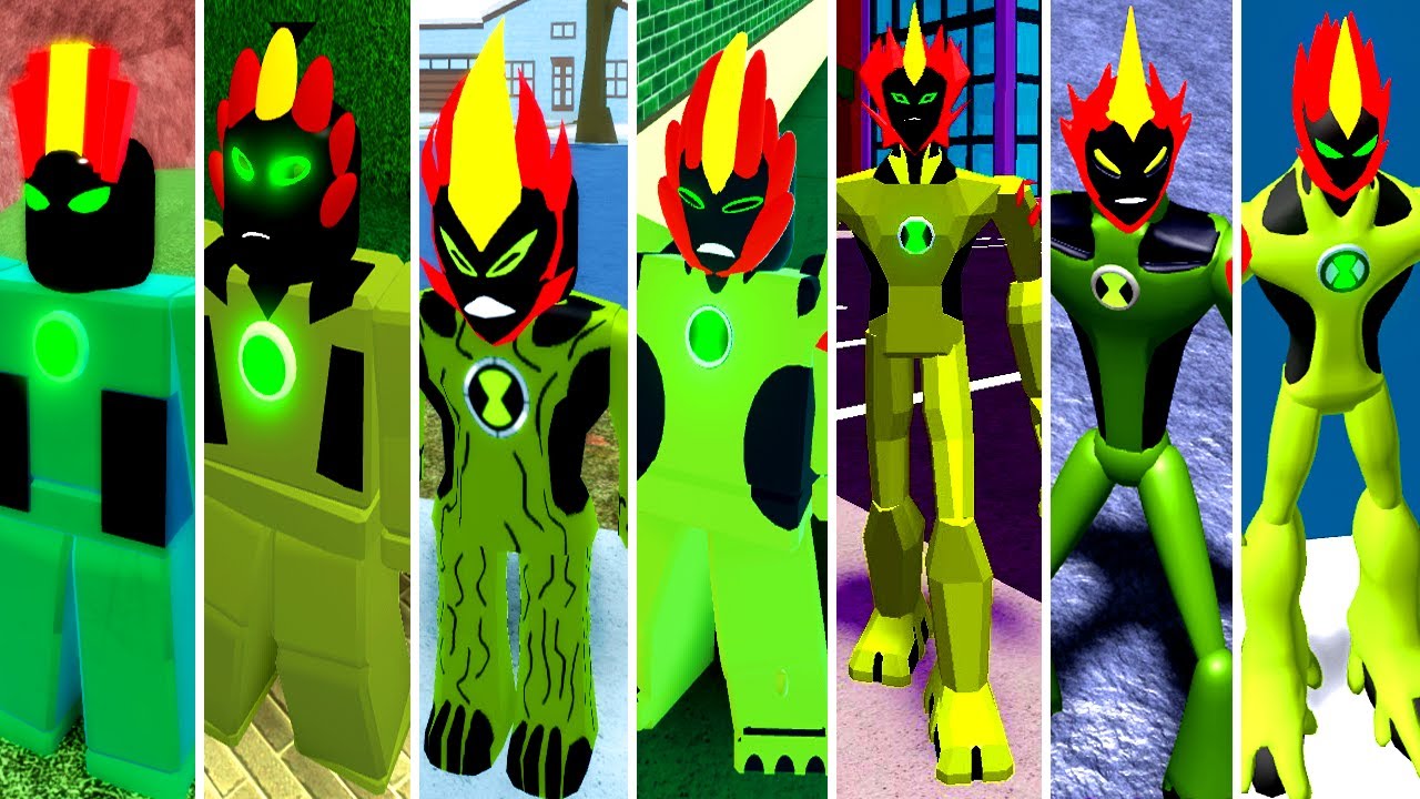 EVOLUÇÃO DO FOGO FÁTUO NO BEN 10 - ROBLOX ! (Evolution Swampfire) - YouTube