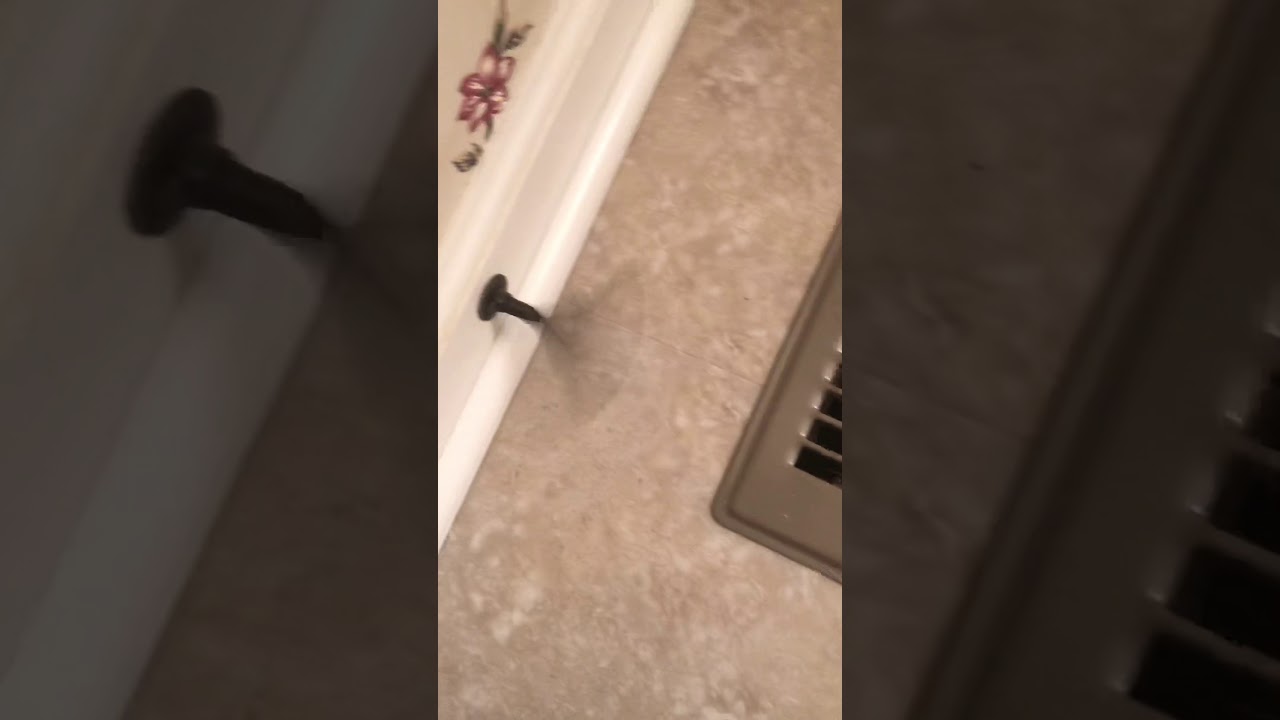 Moving spring Door Stopper. - YouTube