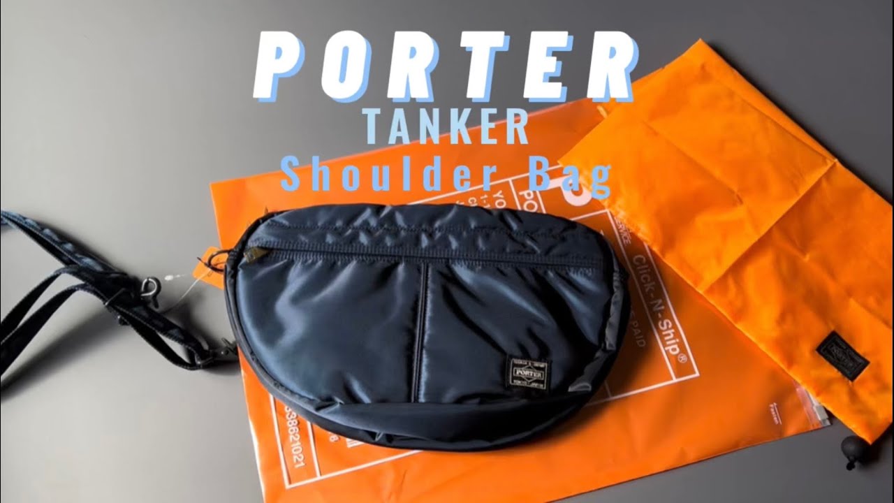Unboxing PORTER TANKER Shoulder Bag -Iron Blue- | Review - YouTube