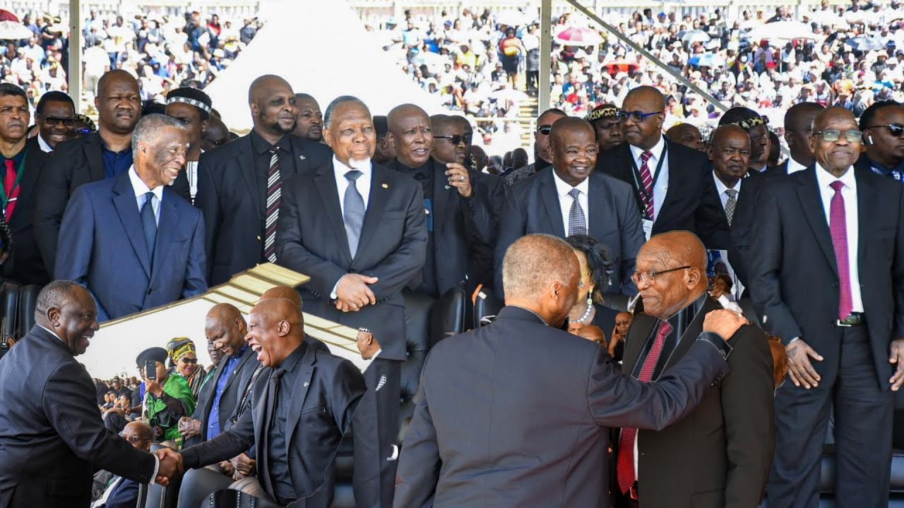 Julius Malema, Cyril Ramaphosa, Jacob Zuma & Thabo Mbeki Meet at ...