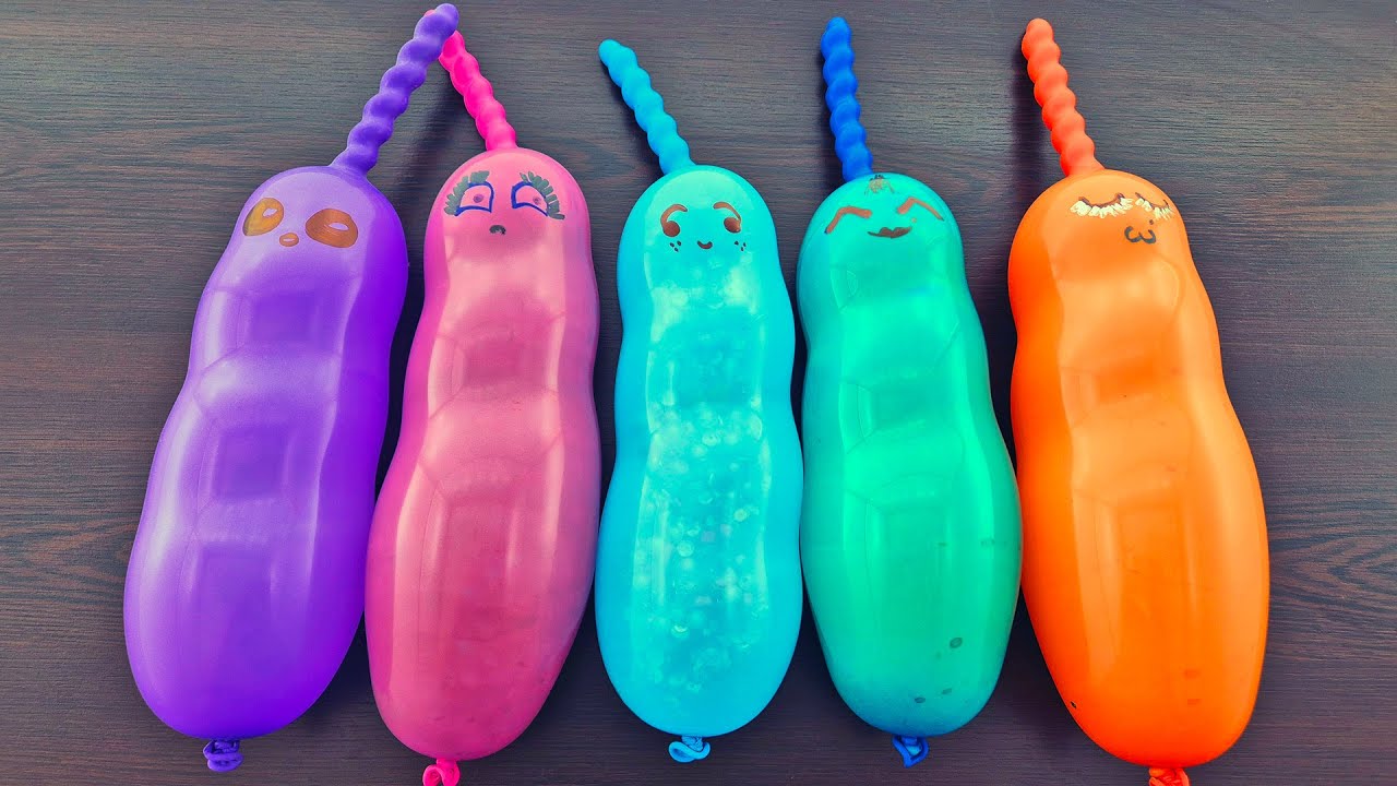 Sus Color Slime Making with Funny Balloons 😂 - YouTube