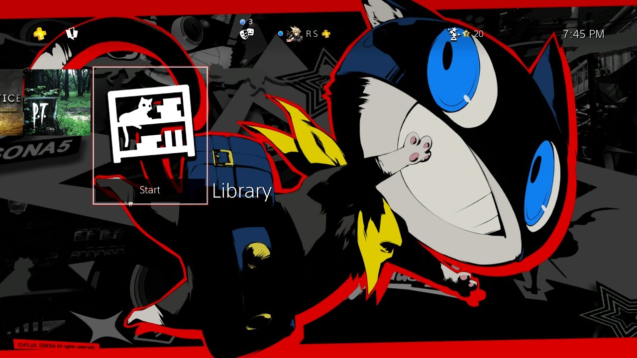 Persona 5 Morgana Dynamic PS4 theme - YouTube