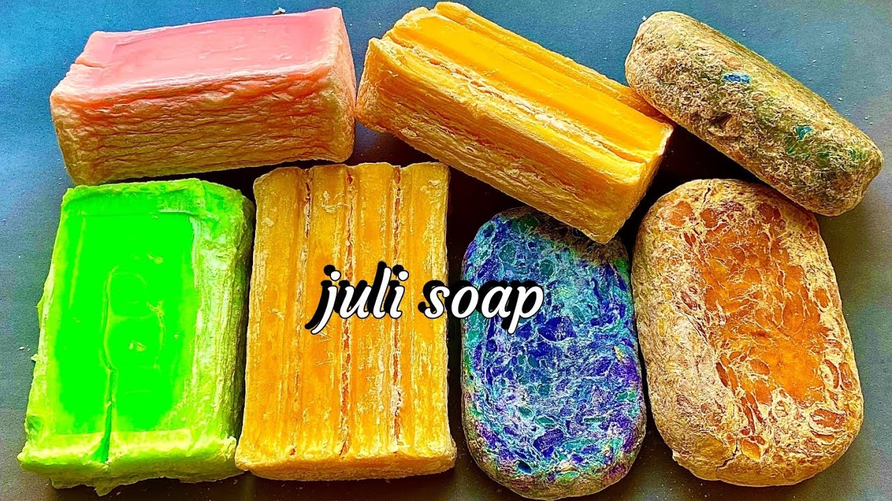 CUTTING OF DRY SOAKED LAUNDRY SOAP : ASMR DRY SOAP CUTTING - YouTube