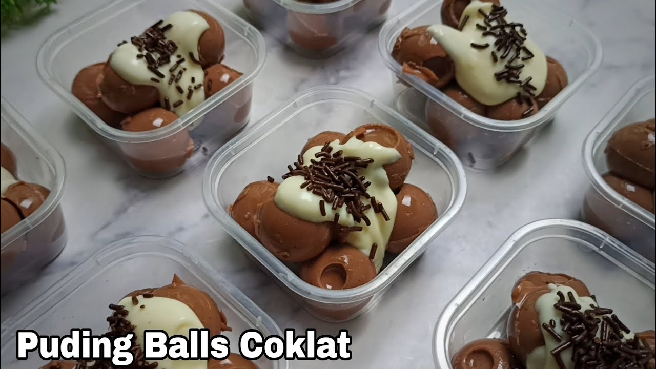 RESEP PUDING BALLS COKLAT ‼️ Pudingnya Super nyoklat, vlanya ngeju ...