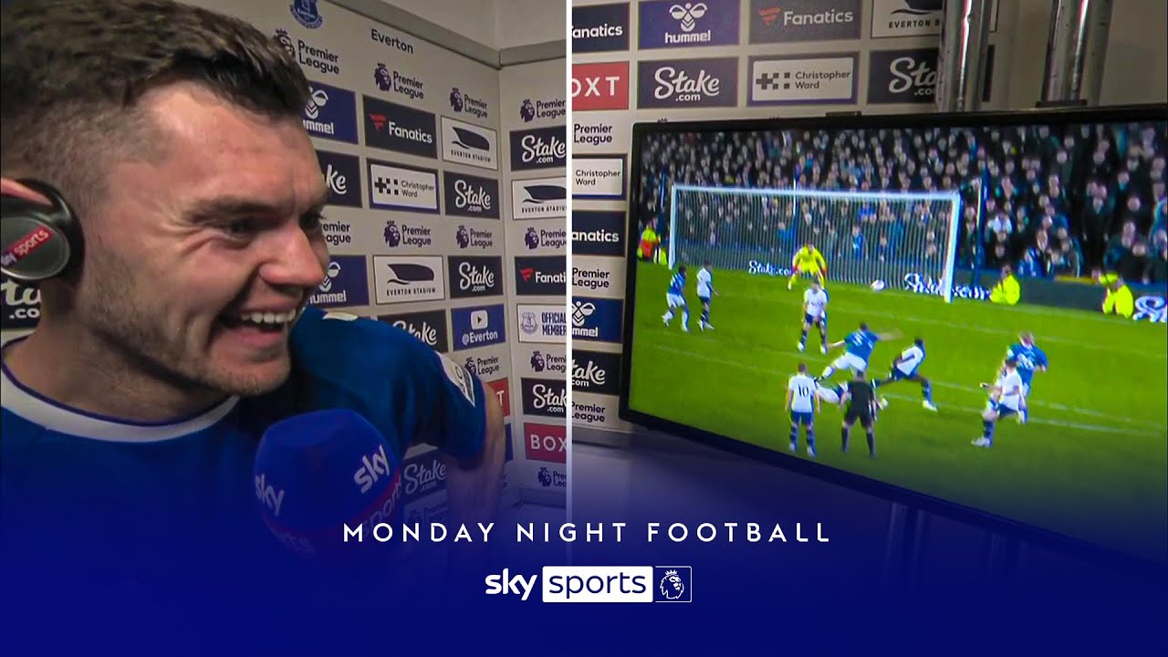 Michael Keane's HILARIOUS reaction to his stunning equaliser! 😅🚀 - YouTube