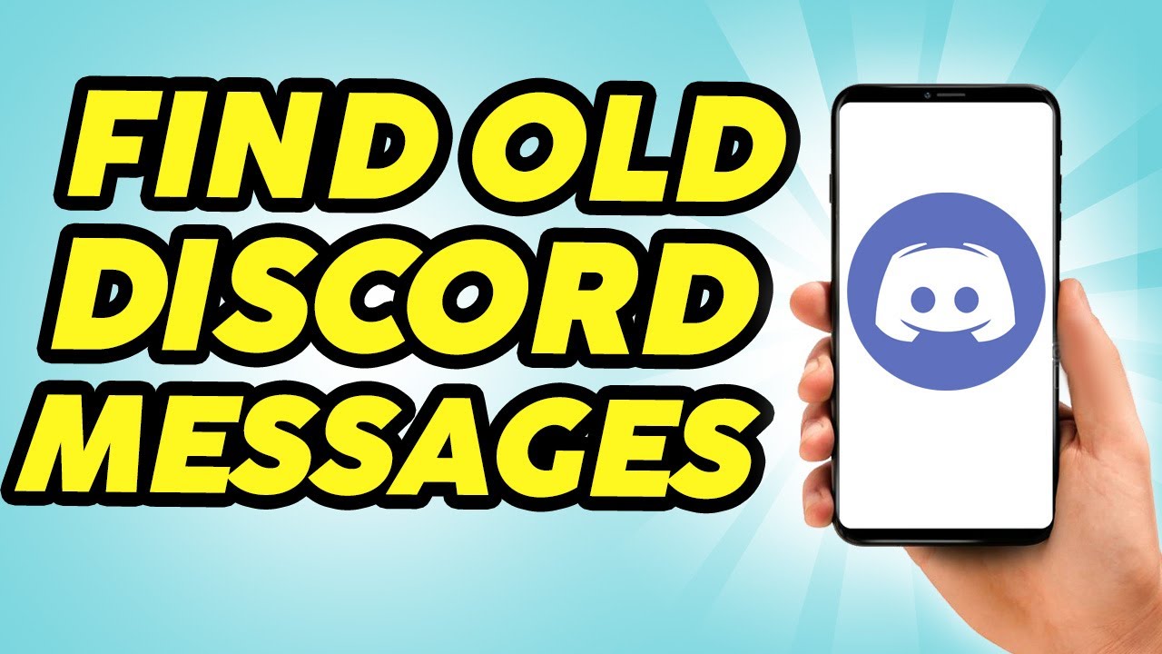 How To Find Old Discord Messages - Quick and Easy - YouTube